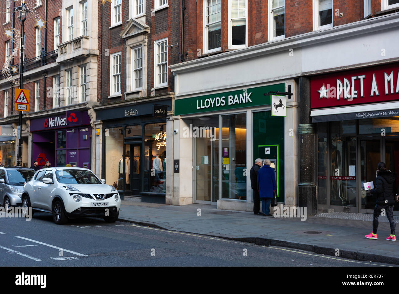 Marylebone High Street, London W1 Stock Photo - Alamy