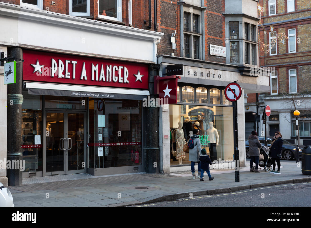Marylebone High Street, London W1 Stock Photo - Alamy