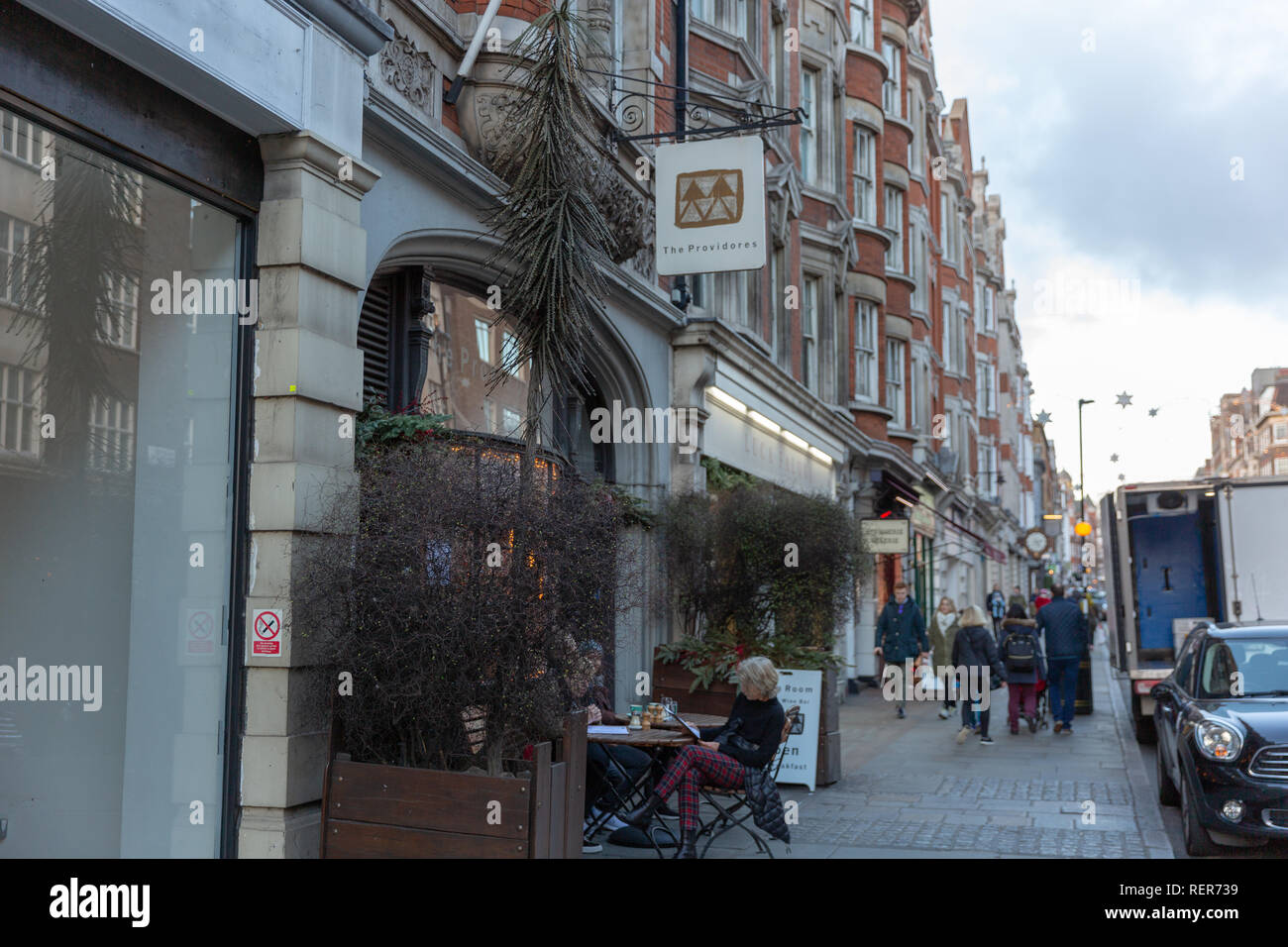 Marylebone High Street, London W1 Stock Photo - Alamy