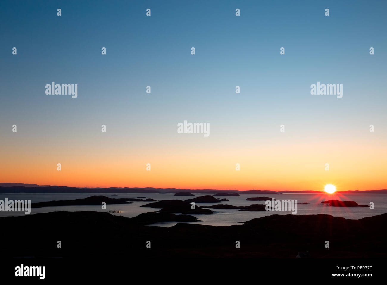 Badcall Bay islands, Sutherland Stock Photo - Alamy