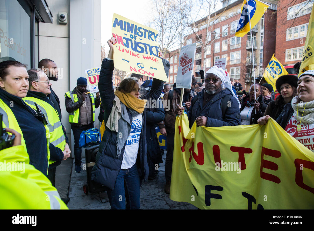 Pcs members strike hi-res stock photography and images - Alamy