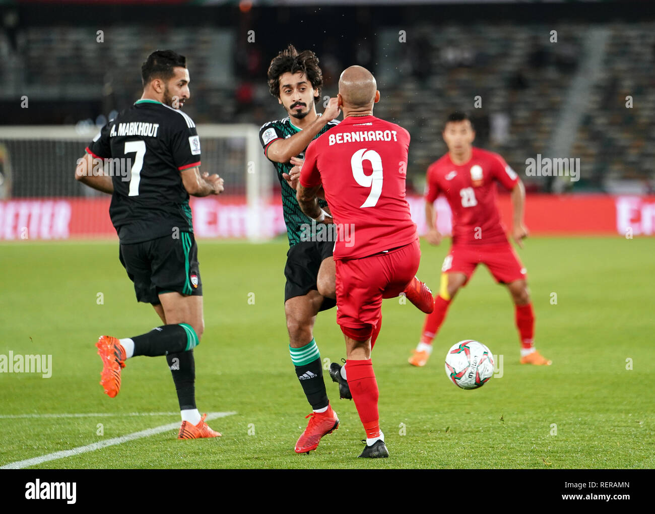 21st January 2019, Zayed Sports City Stadium, Abu Dhabi, United Arab ...