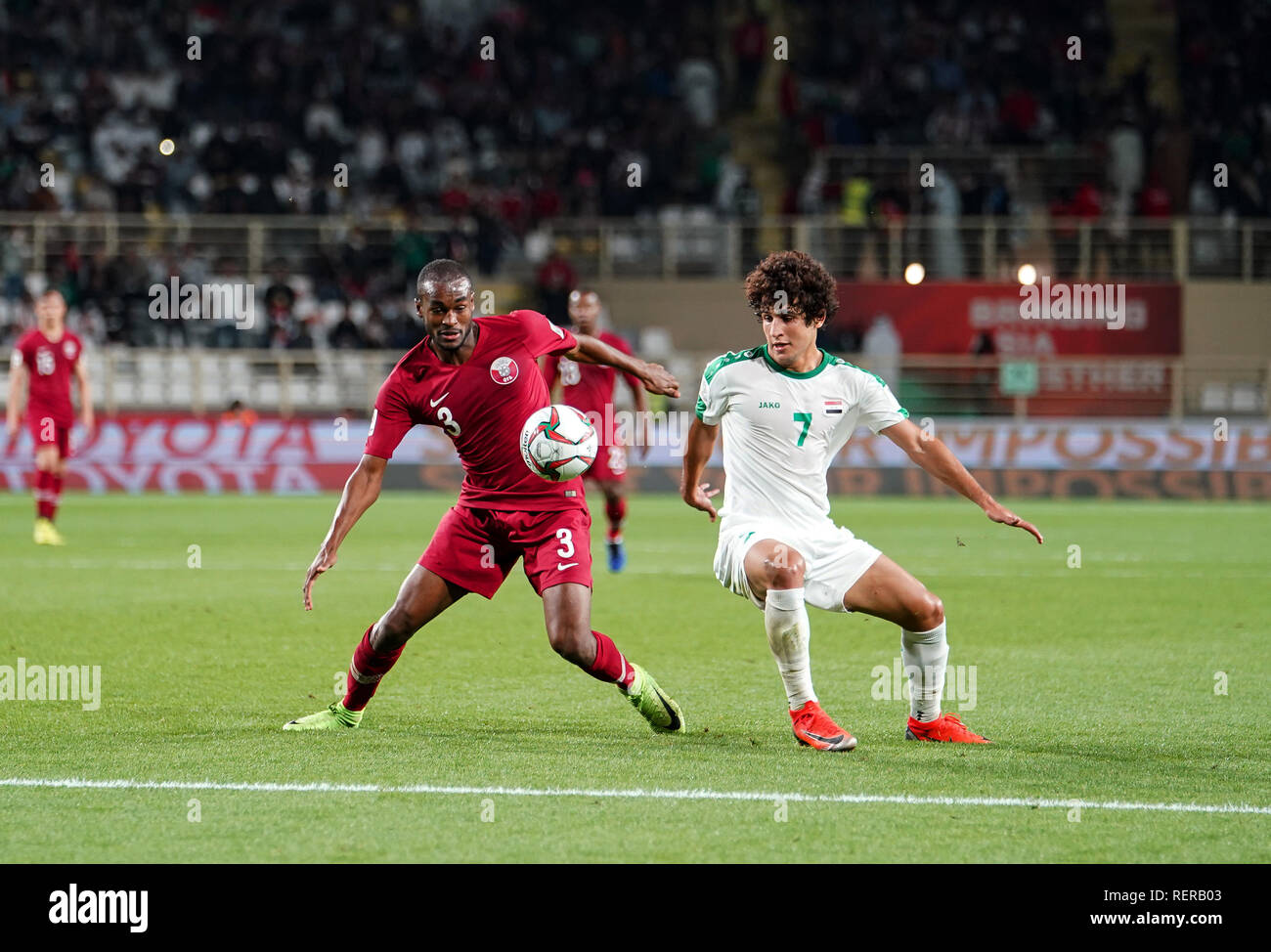 22nd January 2019, Zayed Sports City Stadium, Abu Dhabi, United Arab ...