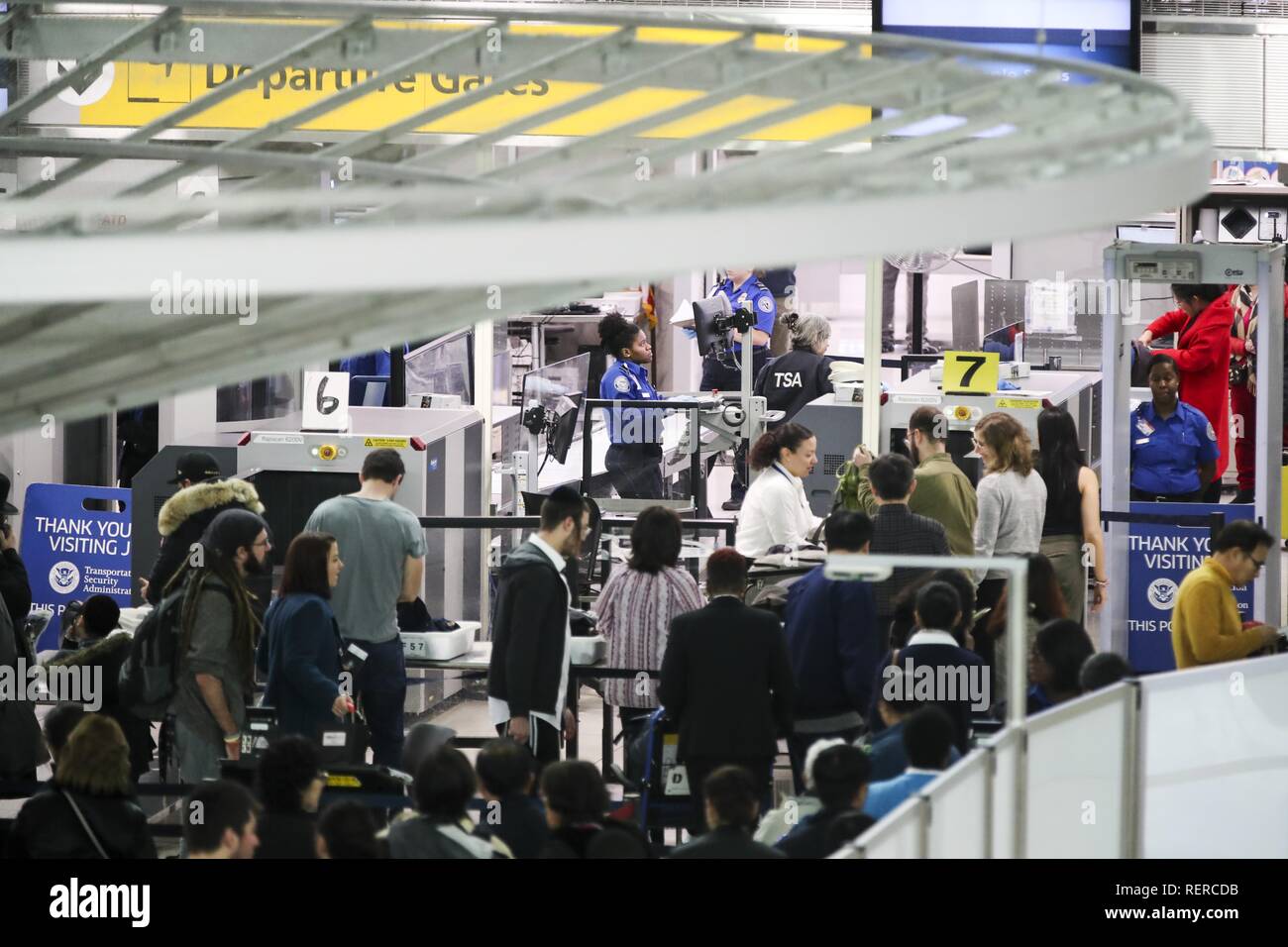 Airport security checkpoint mexico hi-res stock photography and images ...