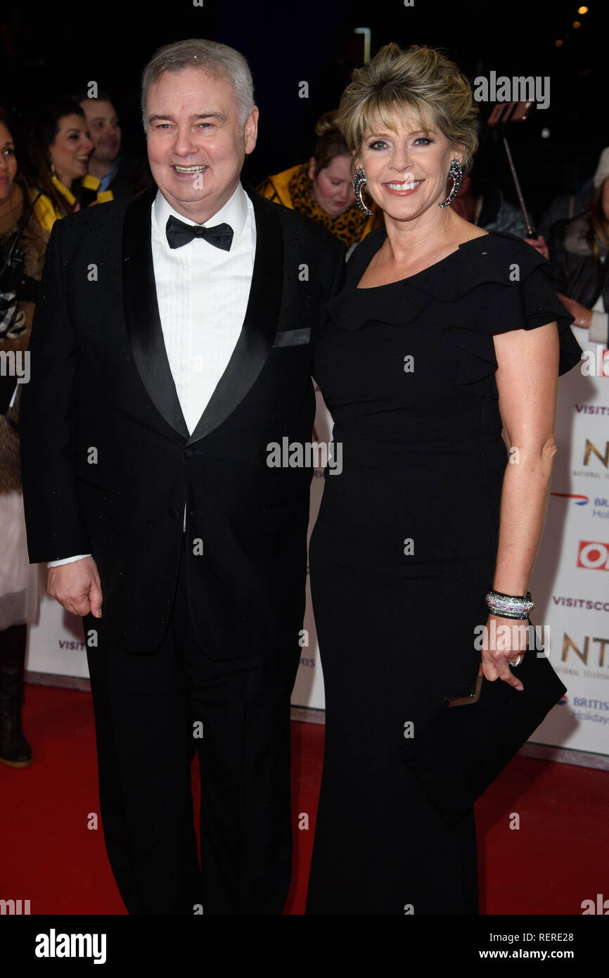 LONDON, UK. January 22, 2019: Eamonn Holmes & Ruth Langsford at the ...