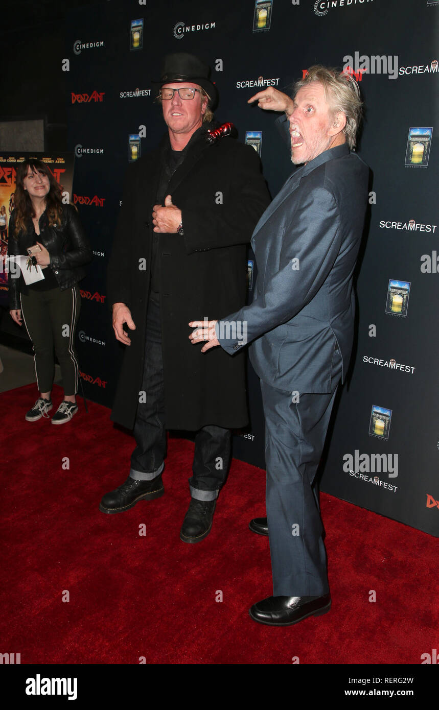 Hollywood, Ca. 22nd Jan, 2019. Jake Busey, Gary Busey, at the LA ...