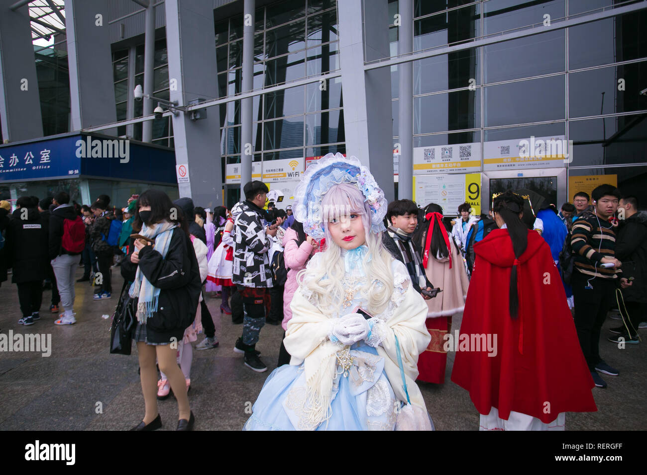 January 23, 2019 - Chengdu, Chengdu, China - Chengdu, CHINA-Cosplayers ...