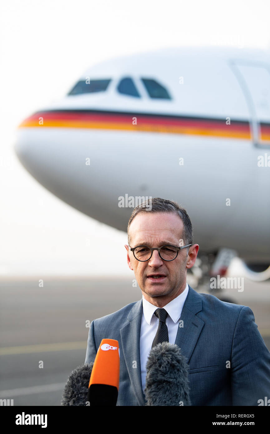 Berlin, Germany. 23rd Jan, 2019. Heiko Maas (SPD), foreign minister ...