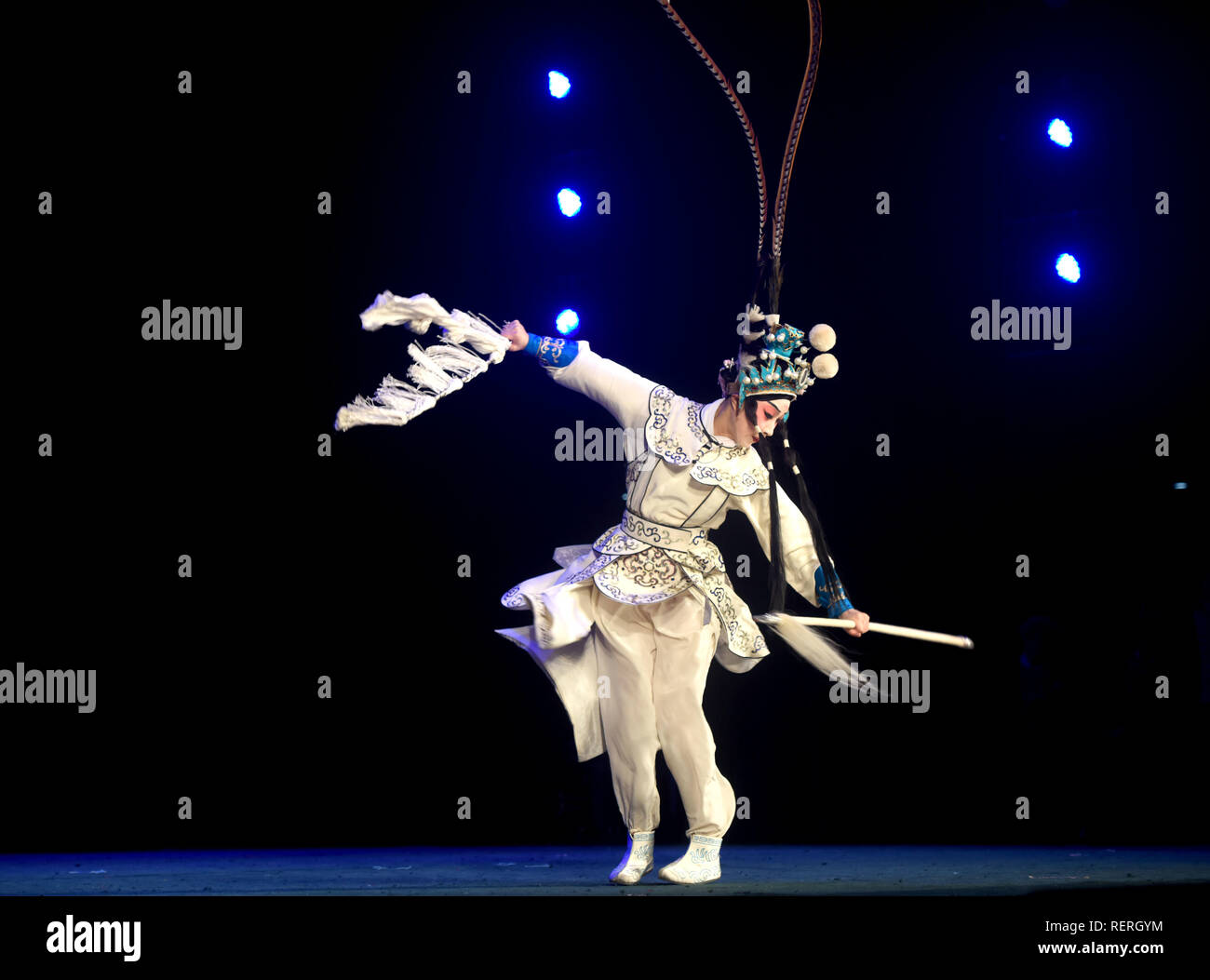 Huainan, Huainan, China. 23rd Jan, 2019. Huainan, CHINA-The performance ...