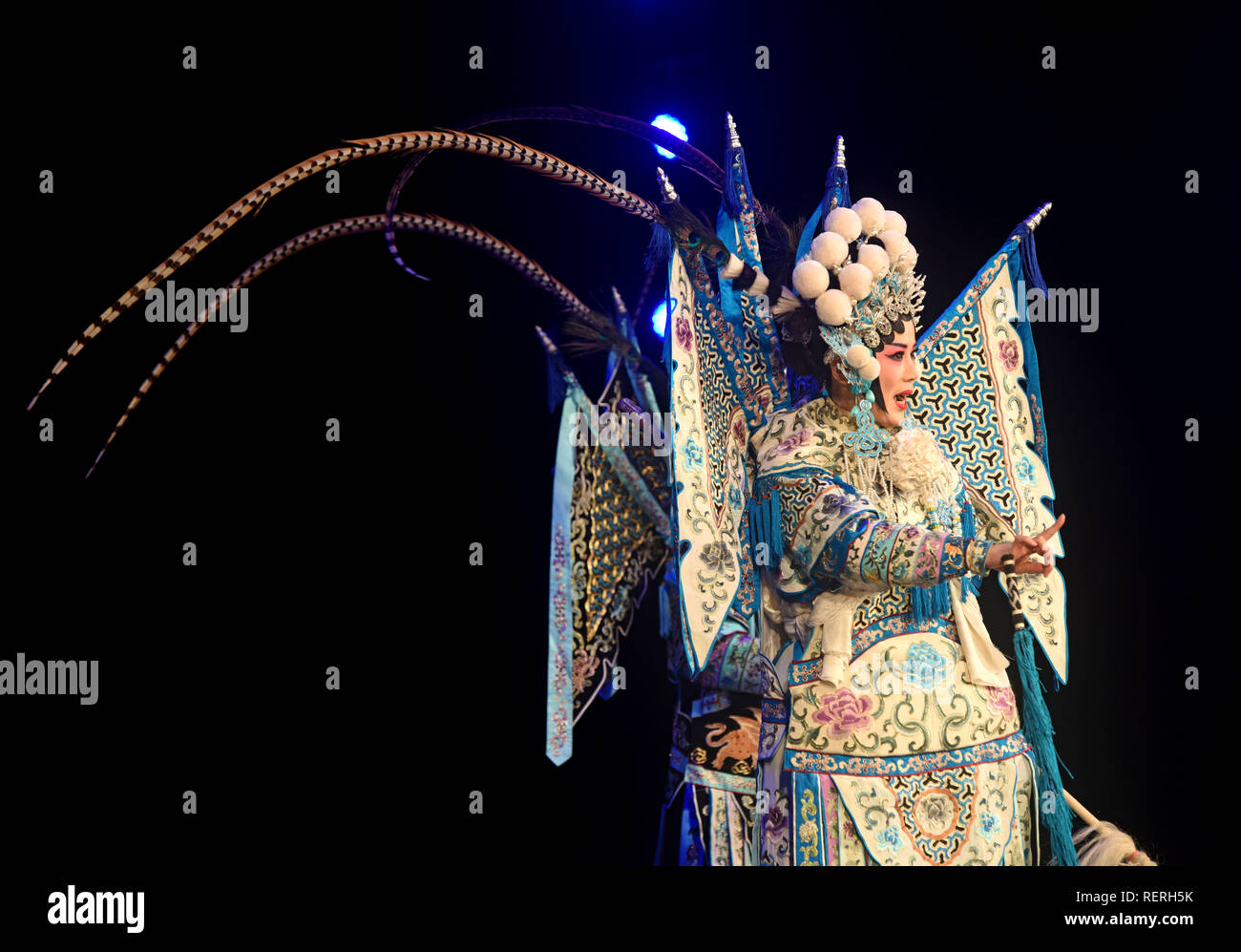 Huainan, Huainan, China. 23rd Jan, 2019. Huainan, CHINA-The performance ...