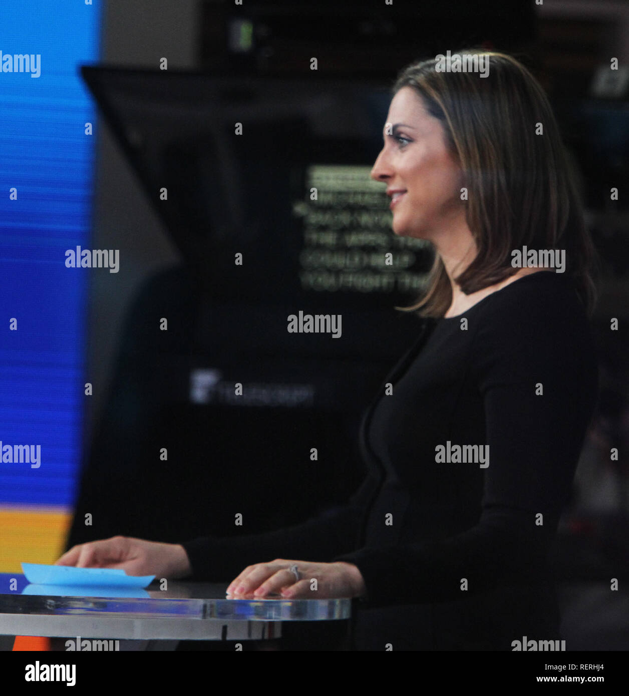 New York, NY, USA. 22nd Jan, 2019. Paula Faris on the set of Good ...