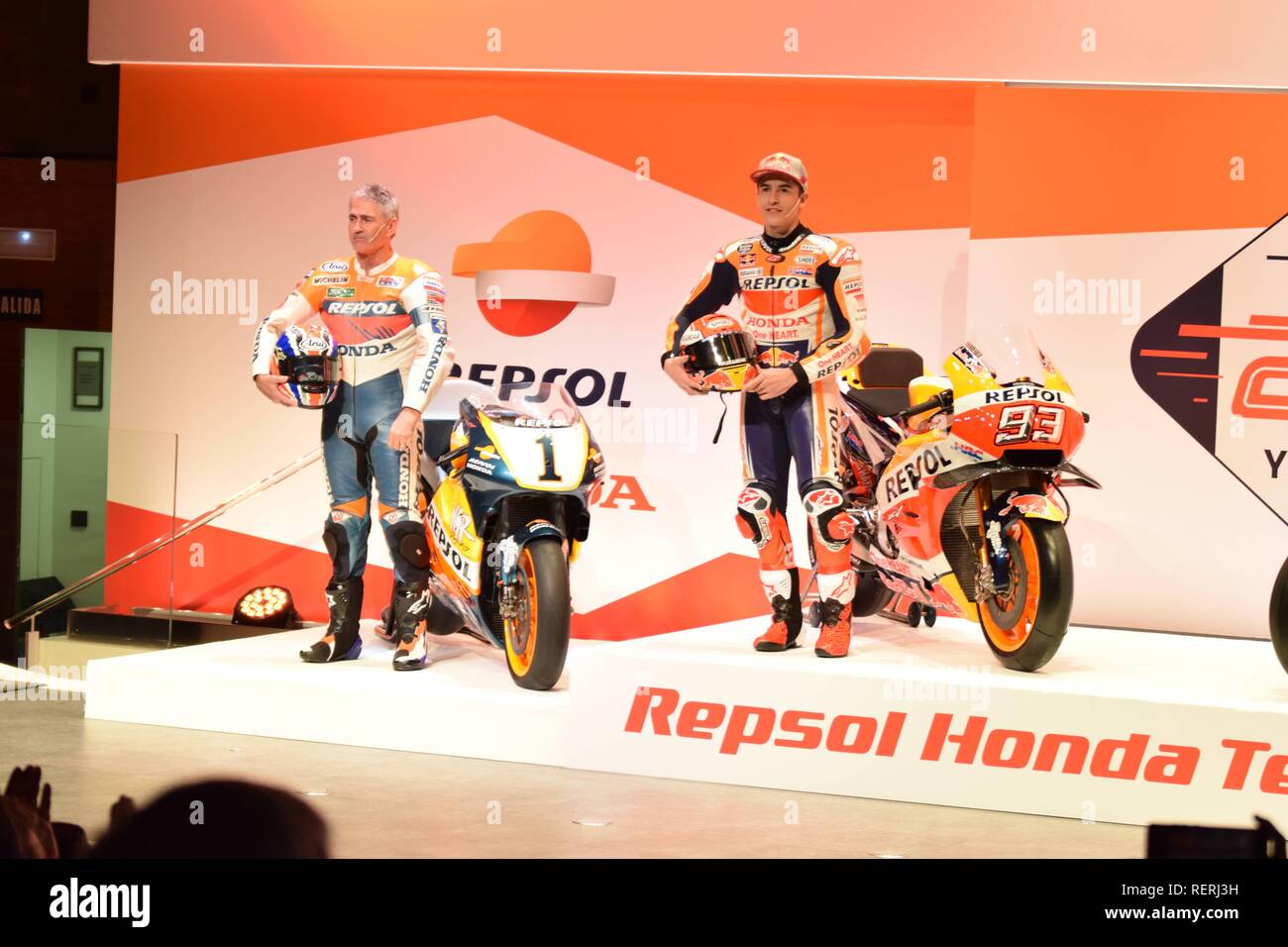MotoGP - Repsol Honda Team Presentation - Campus Repsol, Madrid, Spain ...