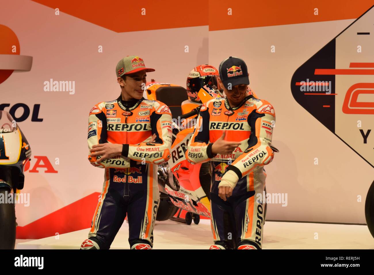 MotoGP - Repsol Honda Team Presentation - Campus Repsol, Madrid, Spain ...