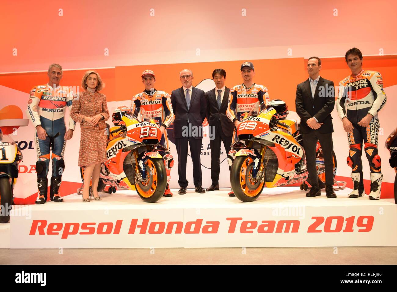 MotoGP - Repsol Honda Team Presentation - Campus Repsol, Madrid, Spain ...