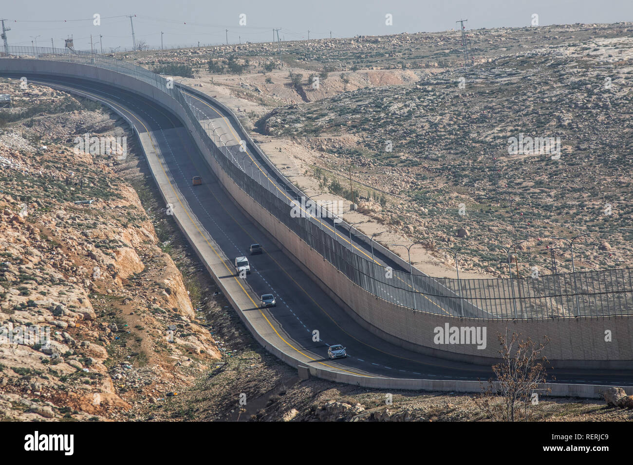 Anata apartheid road hi-res stock photography and images - Alamy
