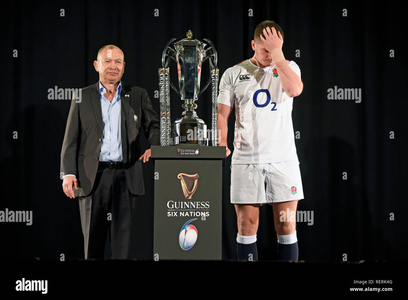 London, UK. 23rd Jan, 2019. Guinness Rugby Union 6 Nations Launch at ...