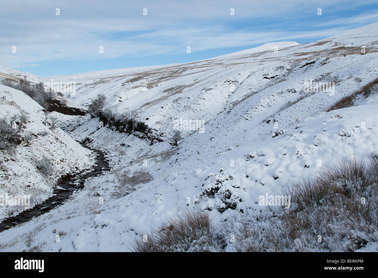 Storey Arms, Brecon Beacons, South Wales, UK. 23 January 2019. UK ...