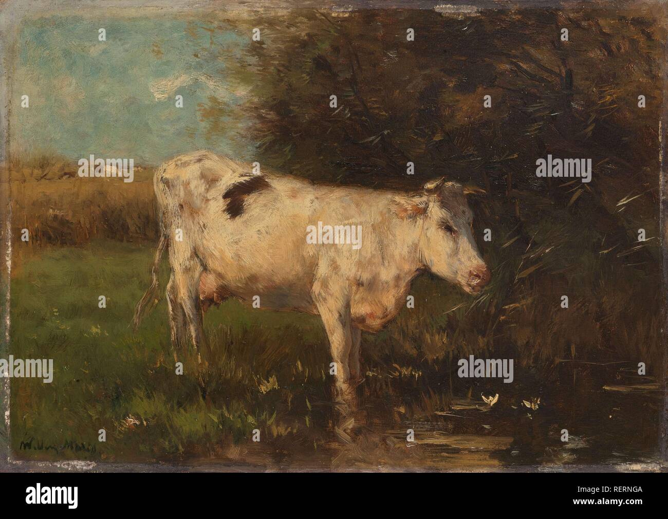 White Cow. Dating: c. 1880 - c. 1910. Measurements: h 27 cm × w 37 cm ...