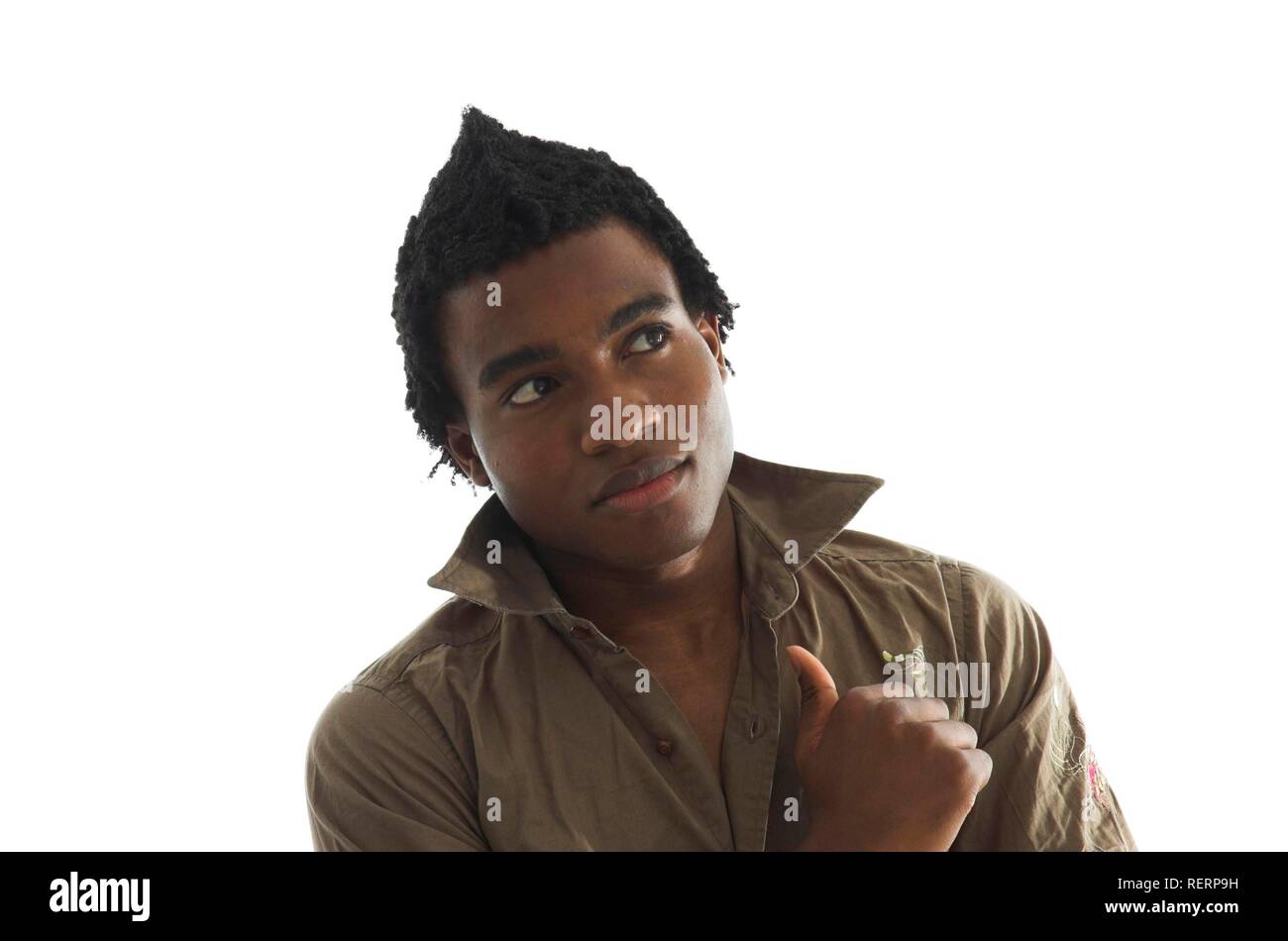 Man portraits dark lighting hi-res stock photography and images - Alamy