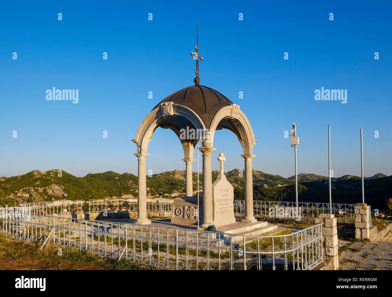 Mausoleum of Danilo I. Petrovic, Cetinje, Montenegro Stock Photo - Alamy