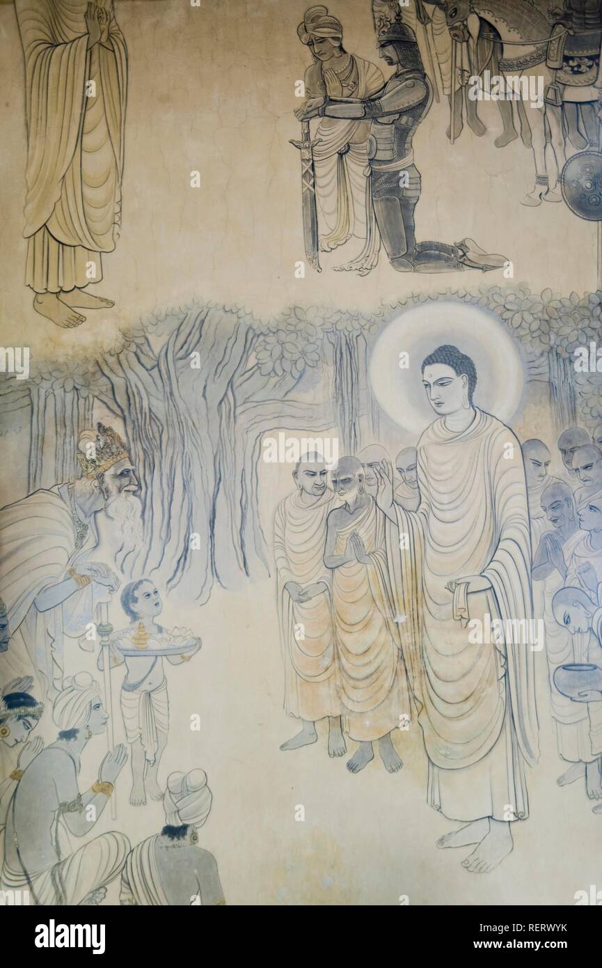 Buddha disciples hi-res stock photography and images - Alamy