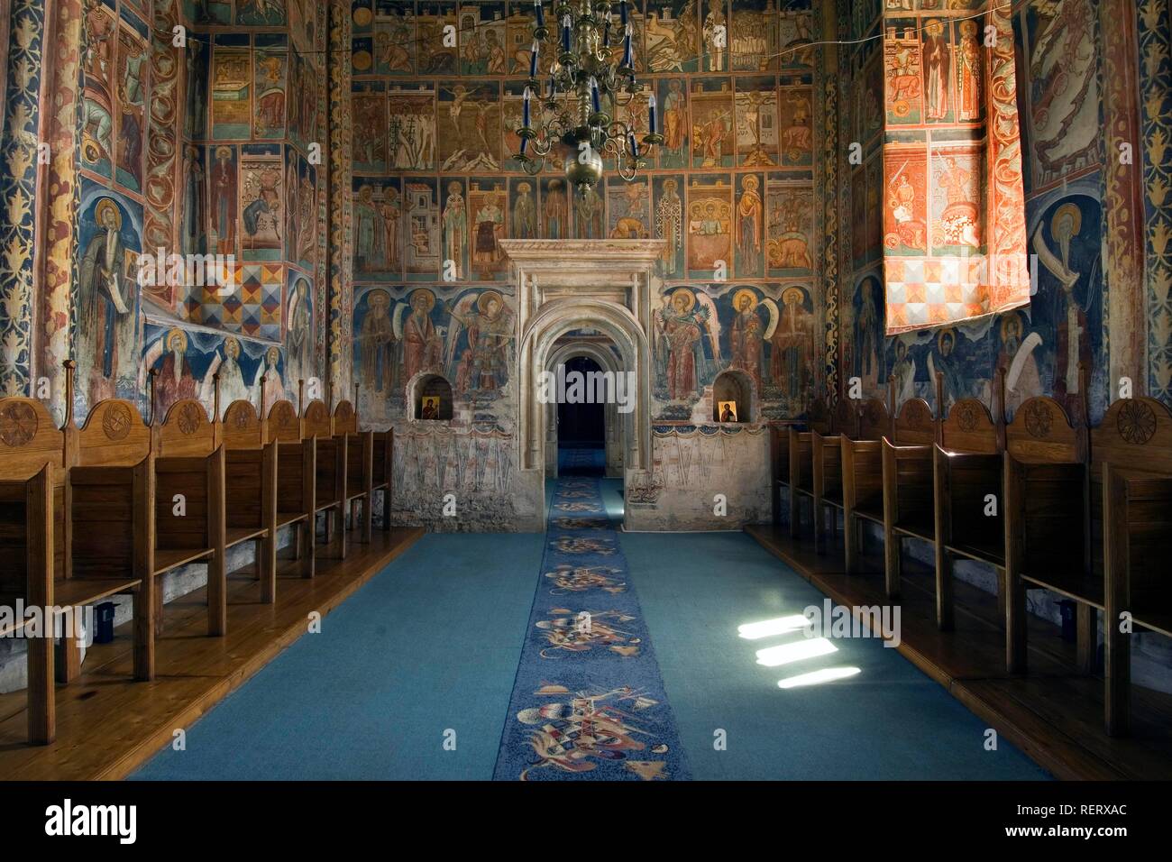 Pronaos of the Church of St Nicholas of the Probota Monastery, UNESCO ...