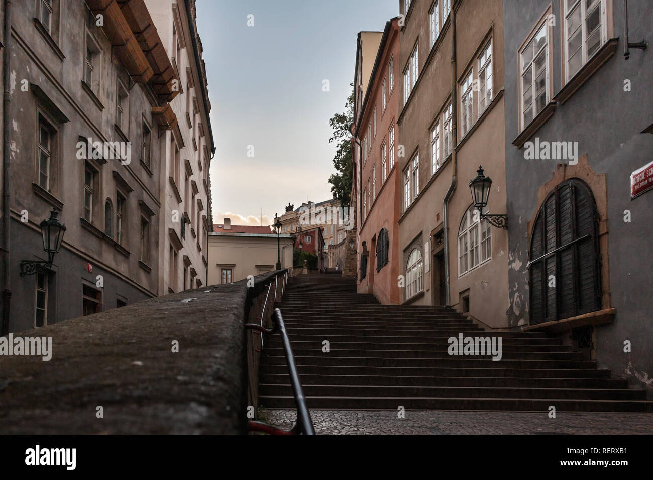 Old castle stairs prague hi-res stock photography and images - Alamy