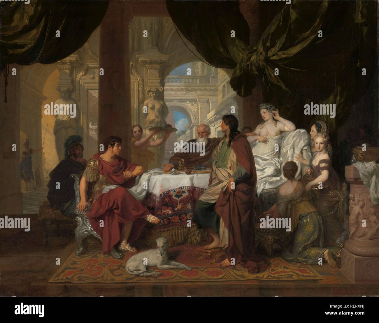 18th century paintings eating hi-res stock photography and images - Alamy