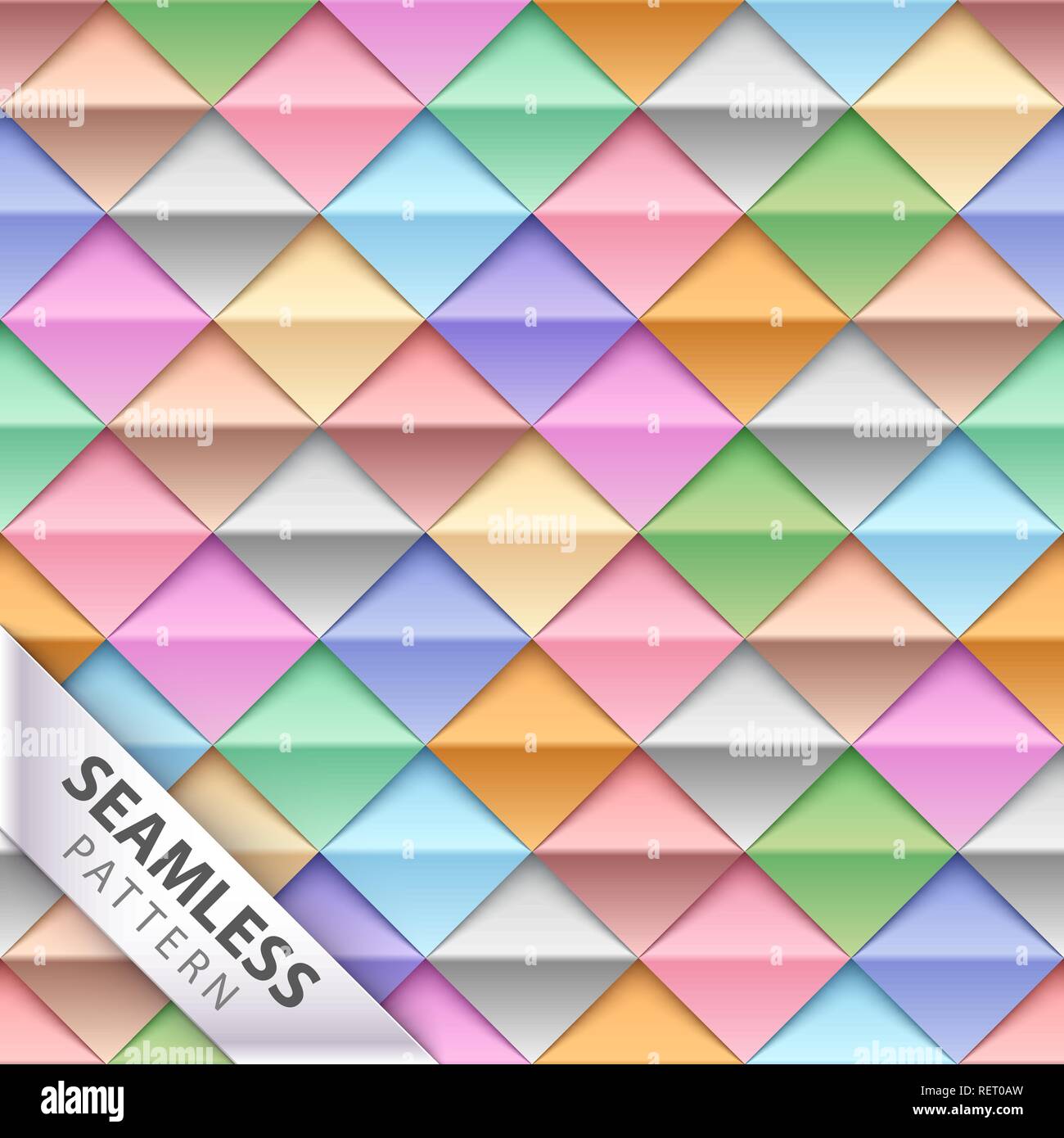 Paper, square, origami seamless pattern Stock Vector Image & Art - Alamy