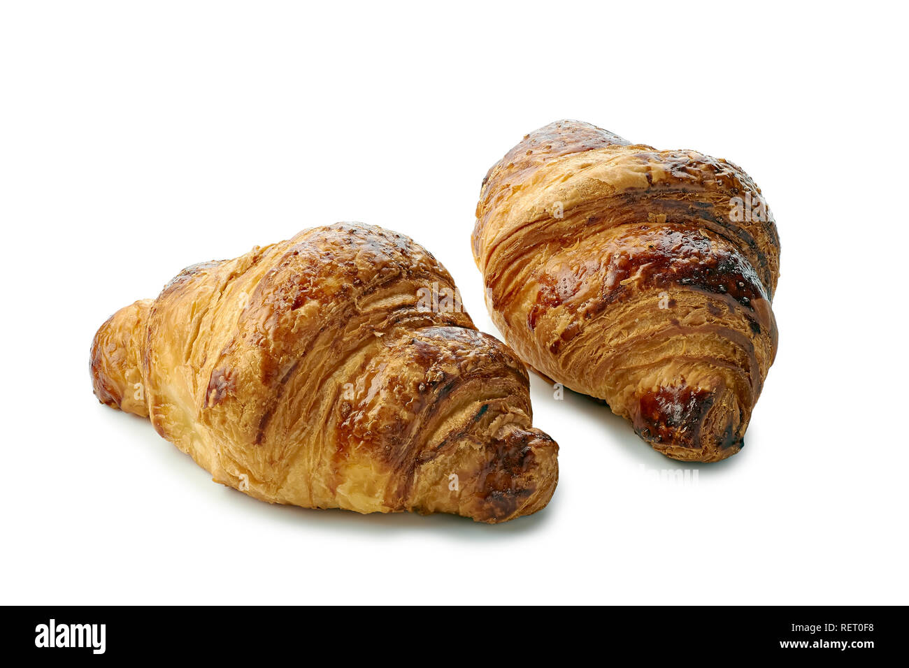 Breakfast croissants fresh crispy Cut Out Stock Images & Pictures - Alamy