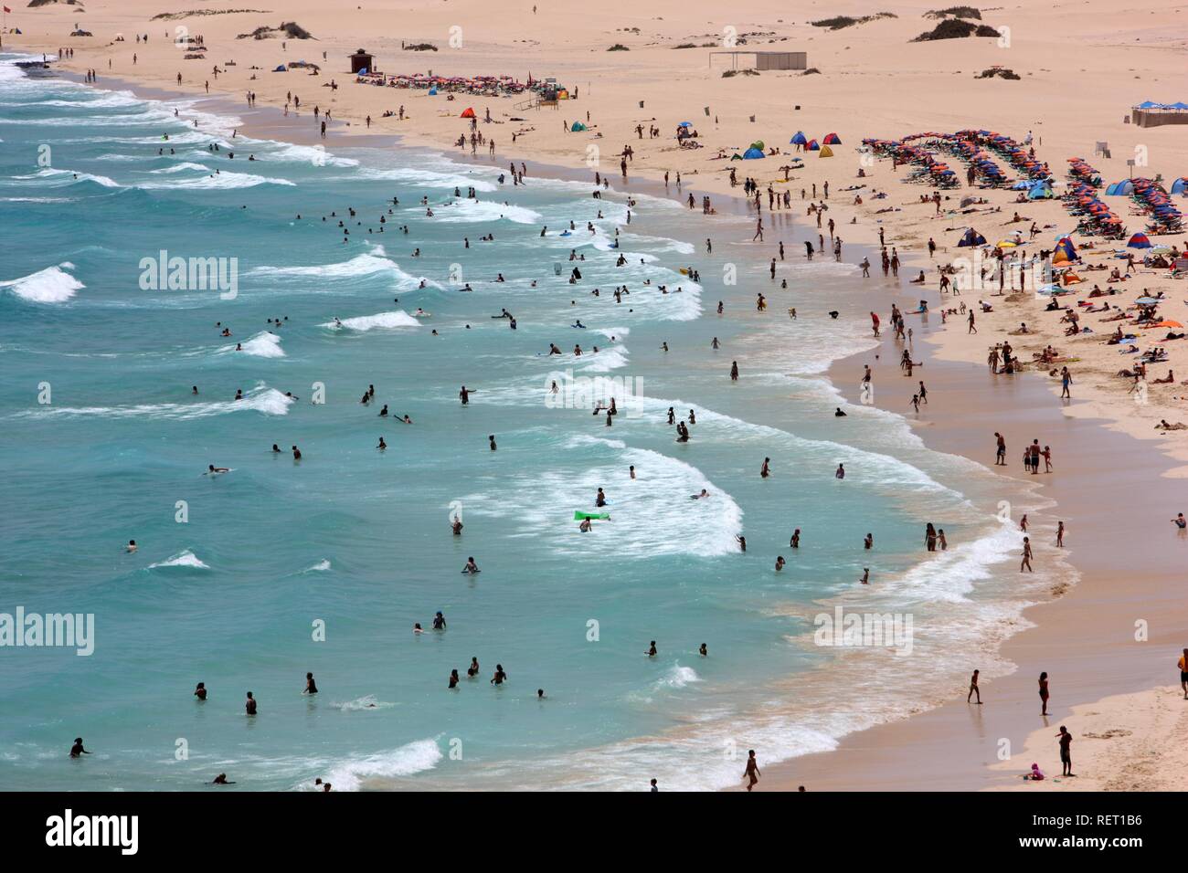 Fuerteventura corralejo beach beaches hi-res stock photography and ...