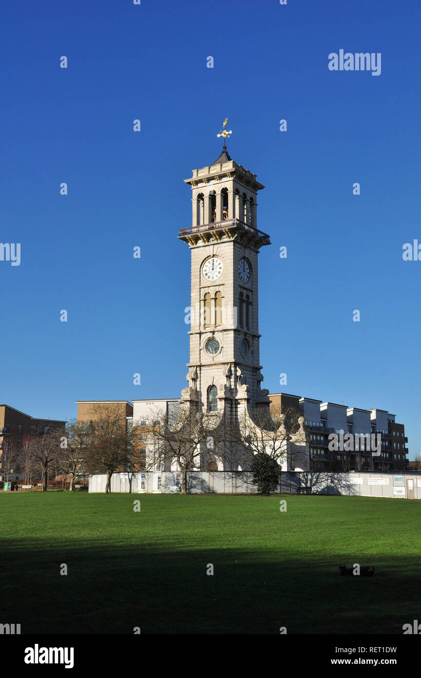 Clock Tower, Caledonian Park, Market Road, Islington, London, England ...