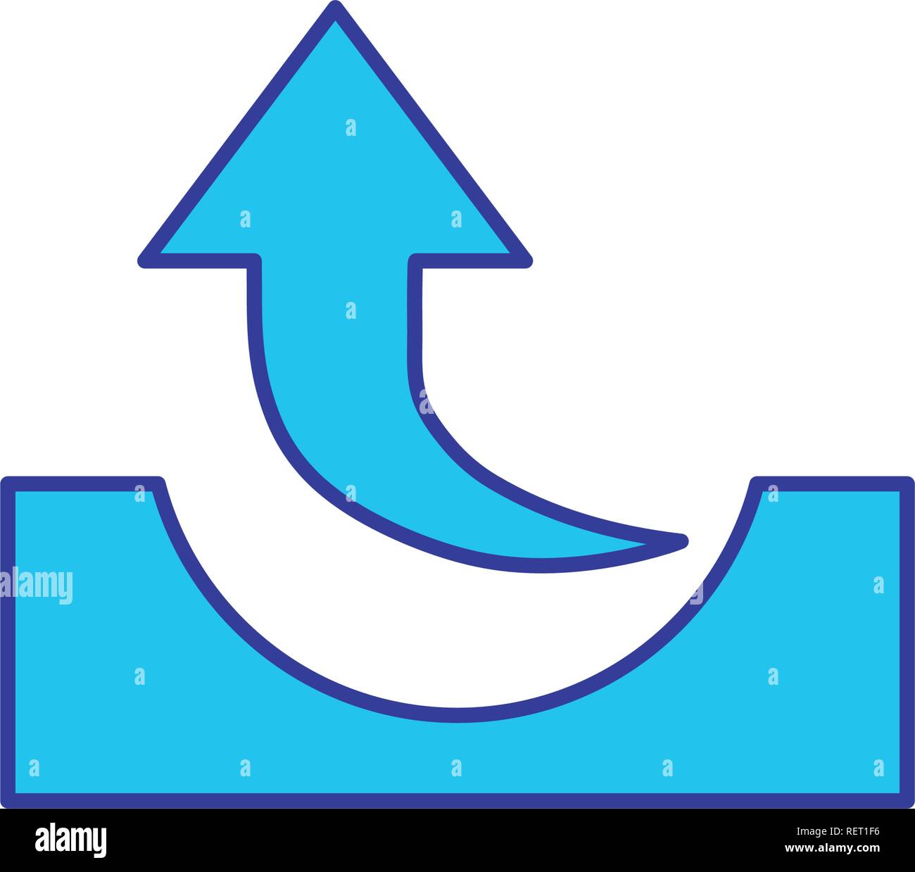 download symbol isolated icon Stock Vector Image & Art - Alamy