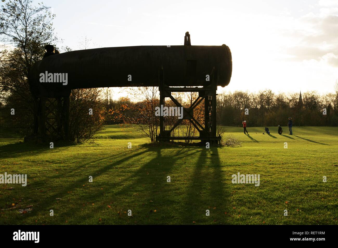 Jacobi Golf Course, RedGolf, former coal mining pit in Oberhausen ...