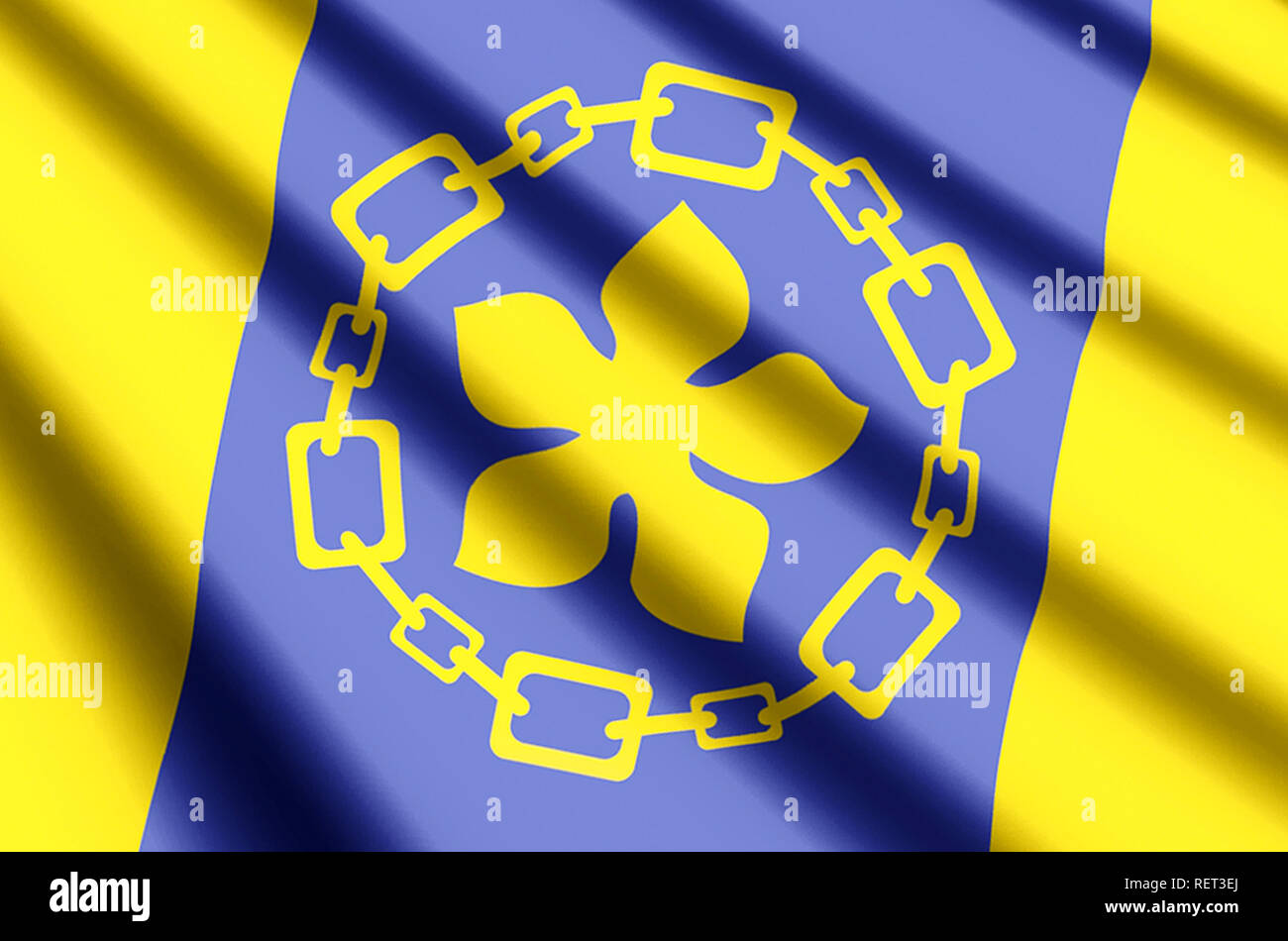 Hamilton waving and closeup flag illustration. Perfect for background ...