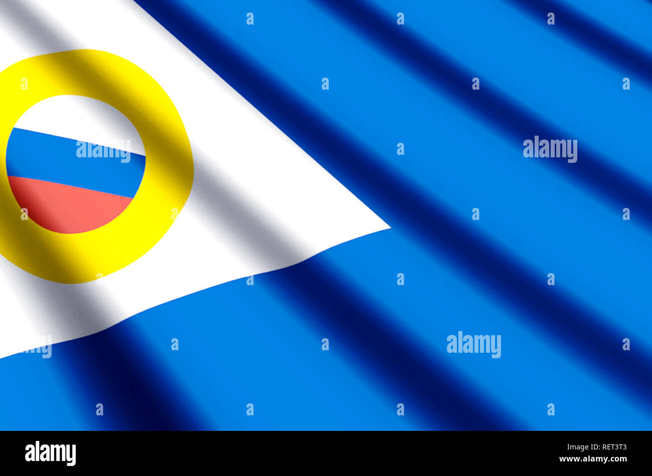 Chukotka flag hi-res stock photography and images - Alamy