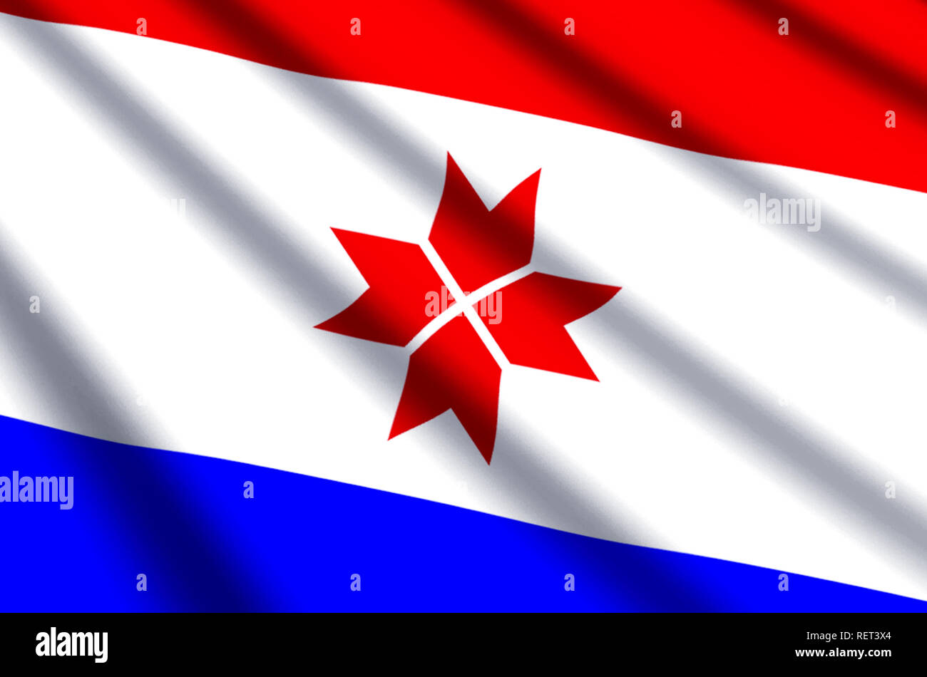 Mordovia waving and closeup flag illustration. Perfect for background ...