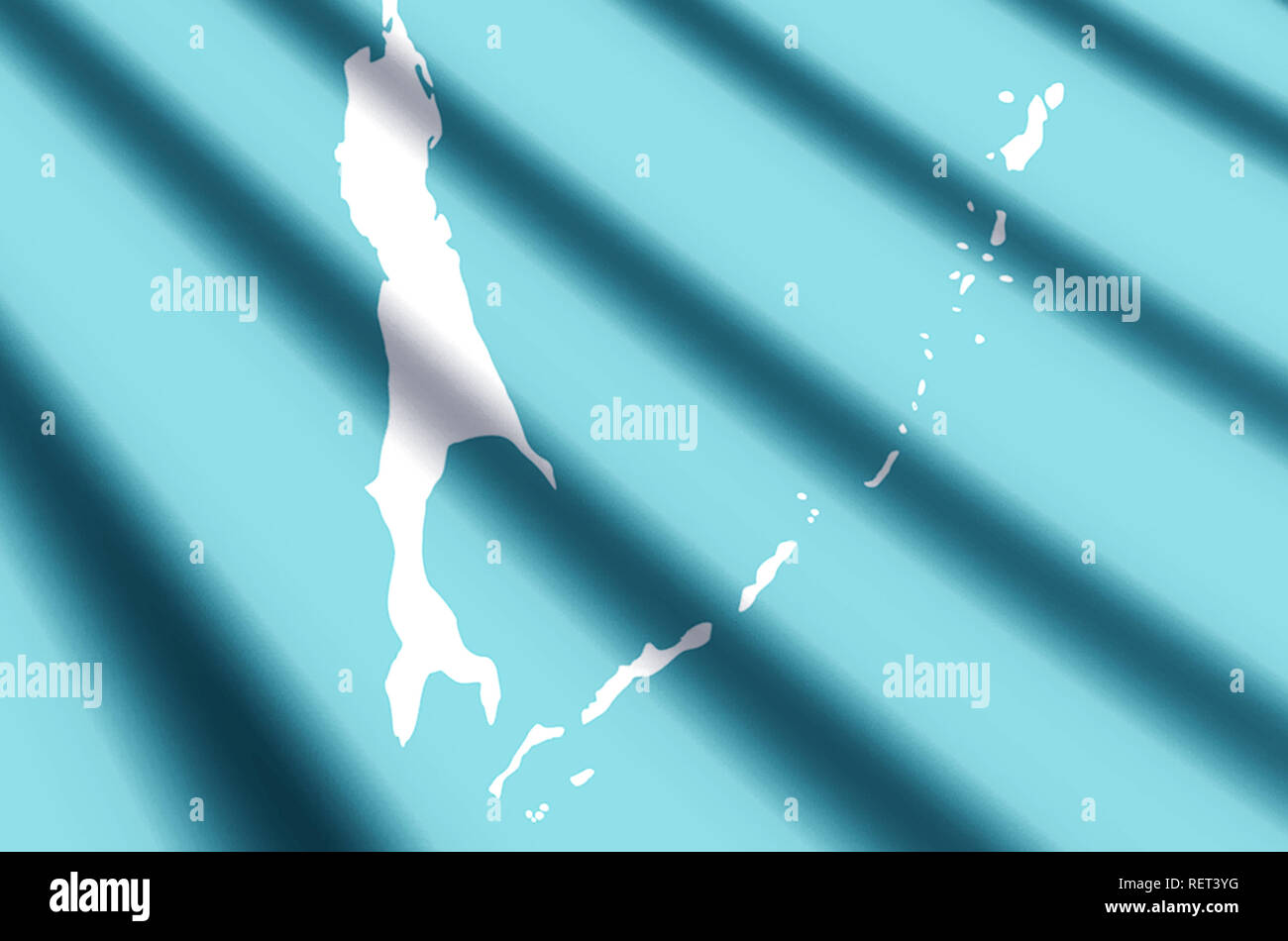 Sakhalin waving and closeup flag illustration. Perfect for background ...