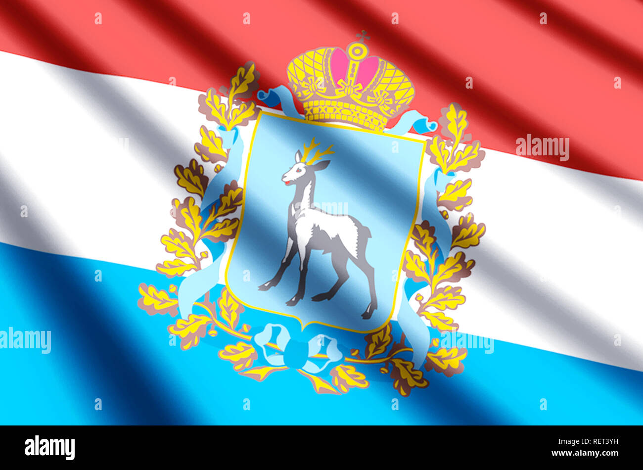 Samara flag hi-res stock photography and images - Alamy
