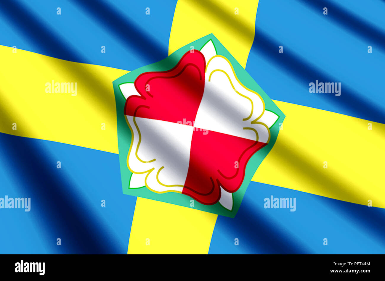 Pembrokeshire waving and closeup flag illustration. Perfect for ...