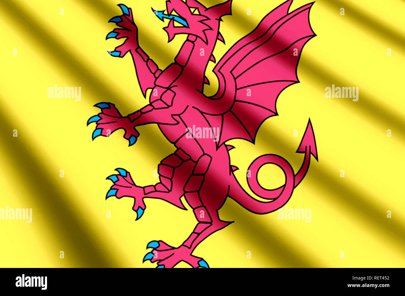 Somerset waving and closeup flag illustration. Perfect for background ...