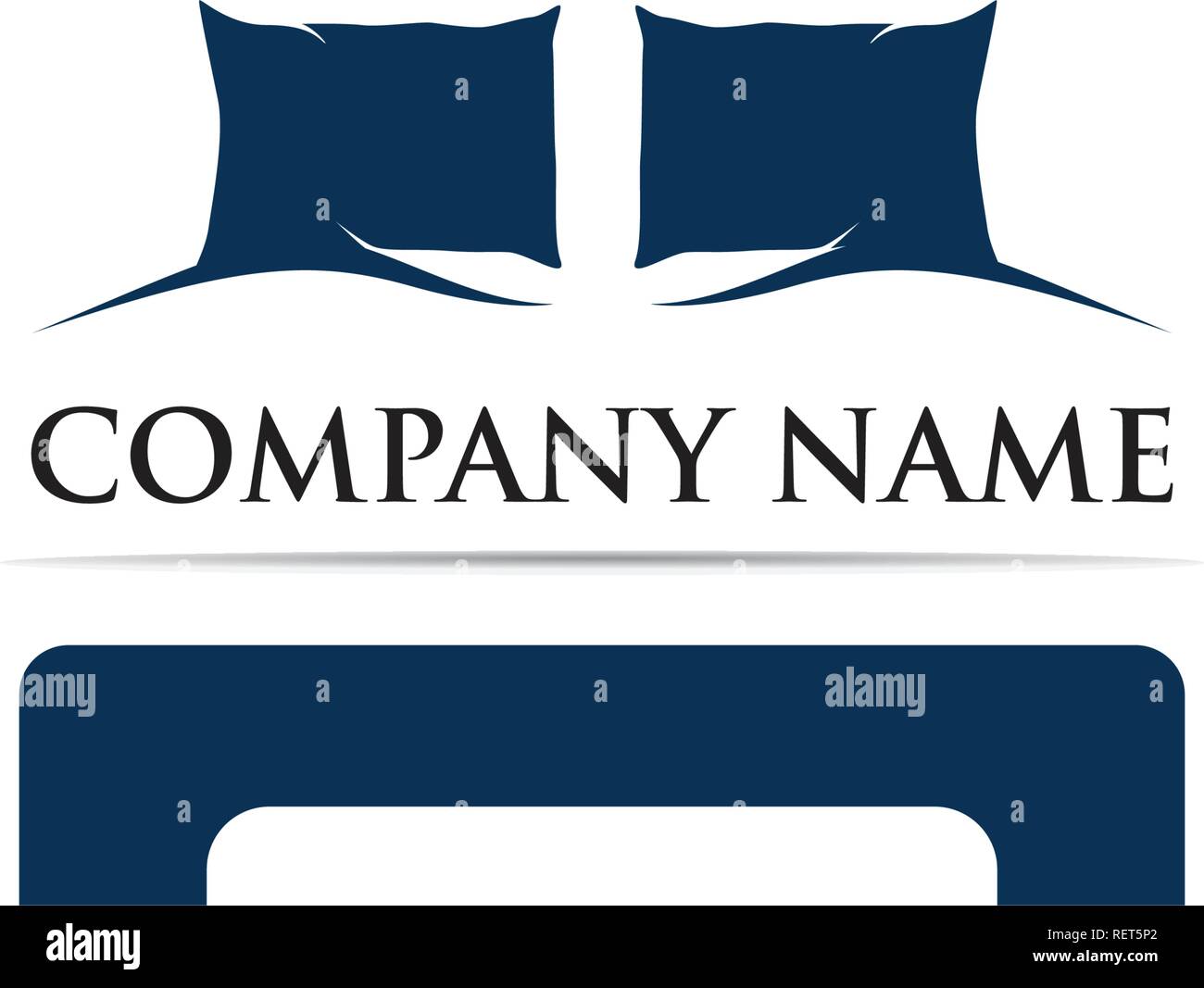 Bed logo vector template Stock Vector Image & Art - Alamy