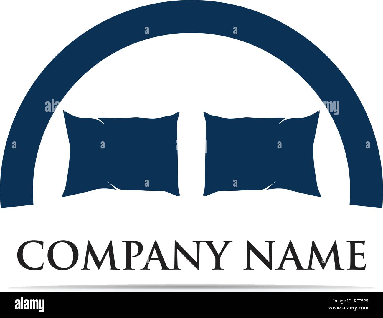 Bed logo vector template Stock Vector Image & Art - Alamy