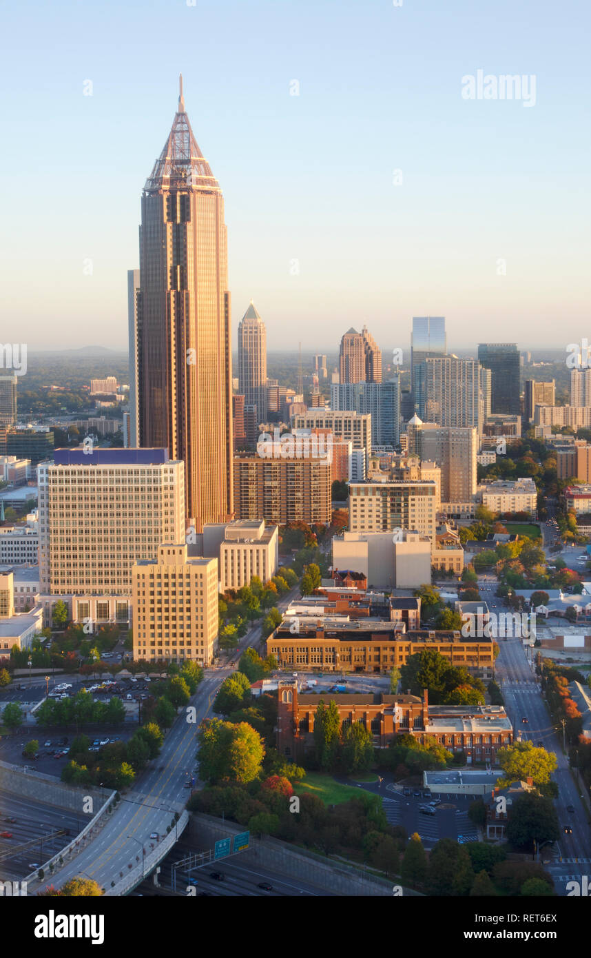 Georgia's beautiful skyline in Atlanta Stock Photo - Alamy