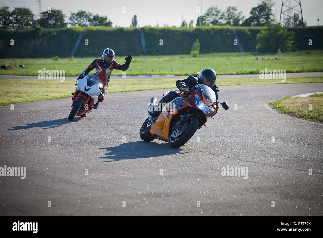 Motorcycle athletes hi-res stock photography and images - Alamy