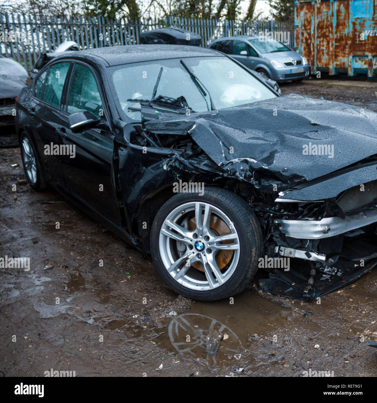 Bmw crash hi-res stock photography and images - Alamy