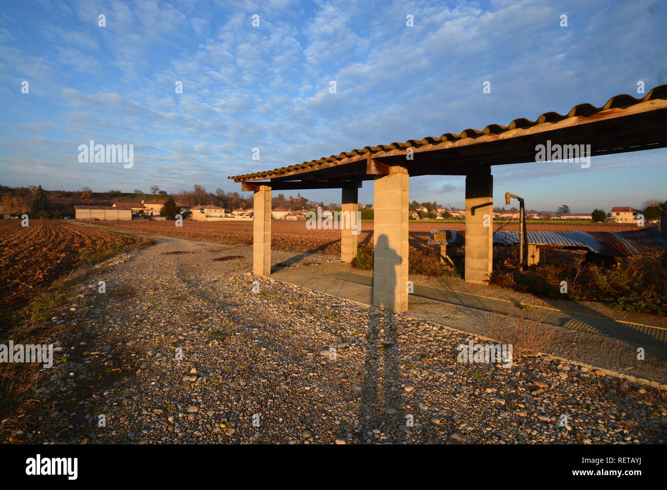 The countryside in France Stock Photo - Alamy