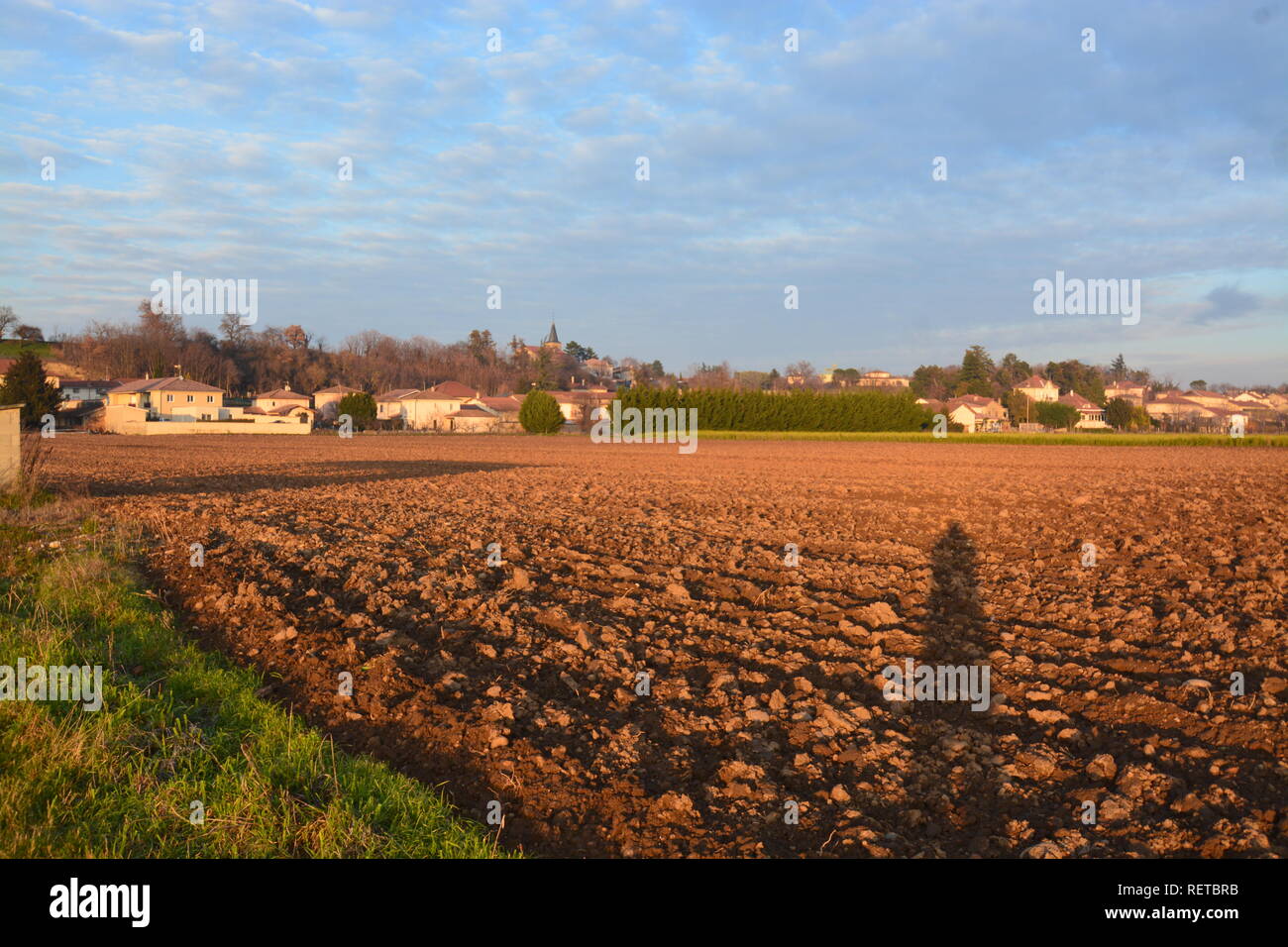The countryside in France Stock Photo - Alamy