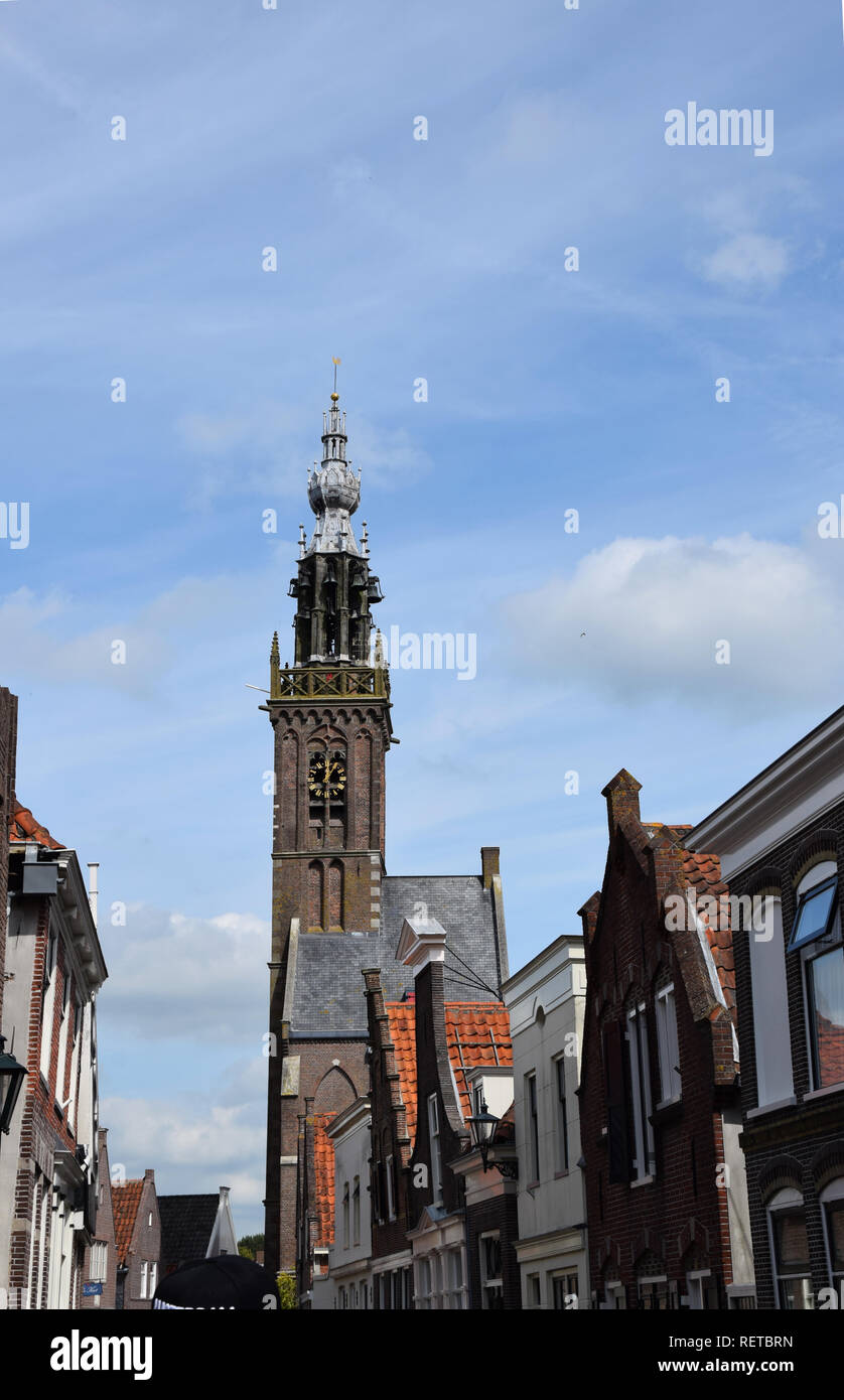 Historic town of Edam - Origin of the famous Edamer Cheese Stock Photo ...
