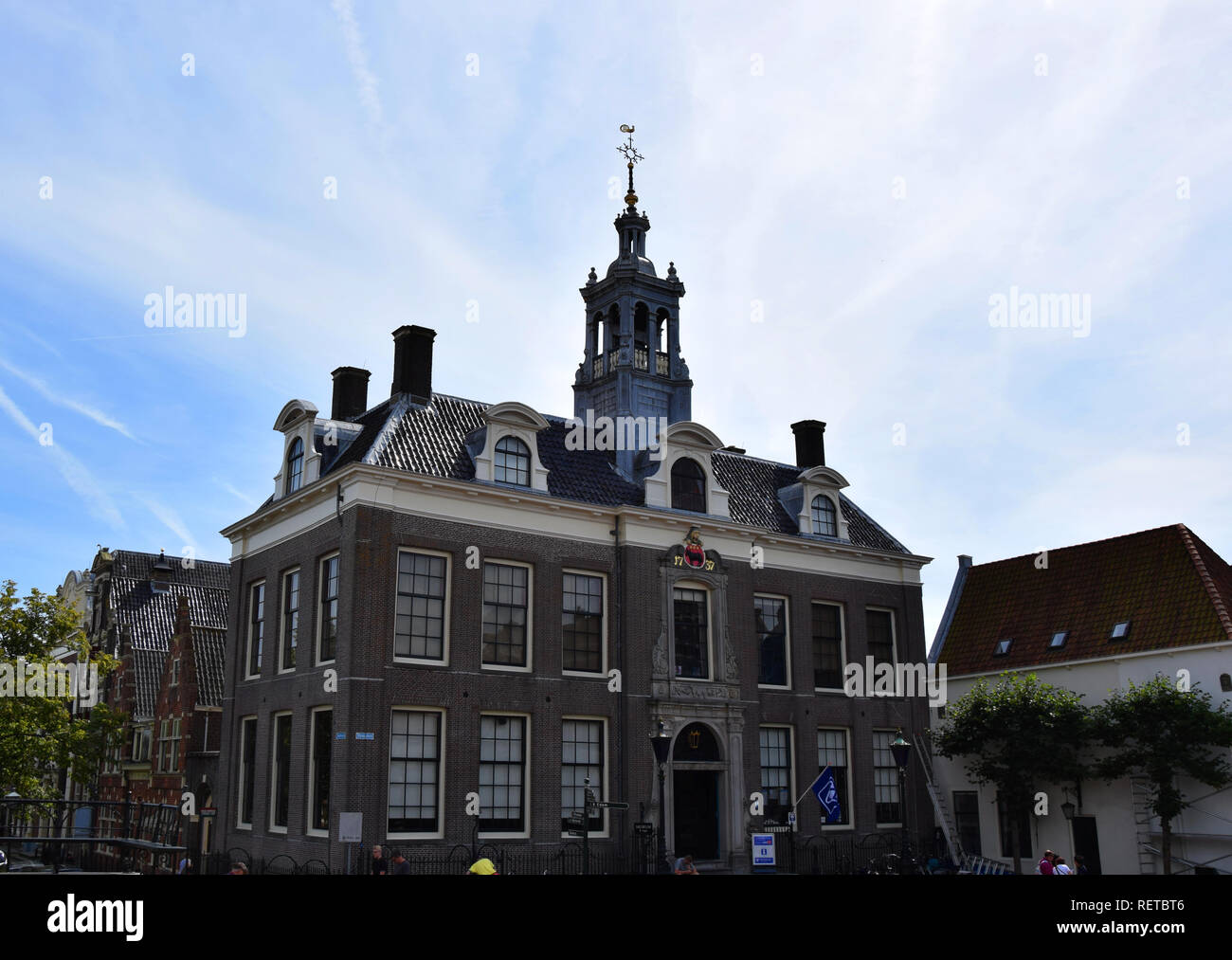 Historic town of Edam - Origin of the famous Edamer Cheese Stock Photo ...